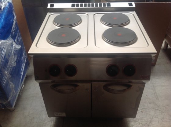 ELECTRIC COOKER 4 COOKING ZONES ON CUPBOARD COMPARTMENT LINE 700 in ...