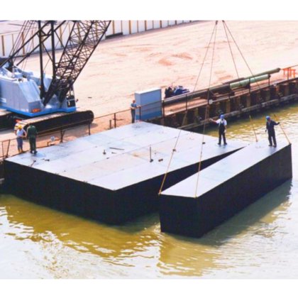 Container Modular Barge Logistic Barge Using For Drilling in Shandong ...