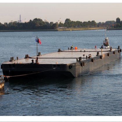 Container Modular Barge Logistic Barge Using For Drilling in Shandong ...