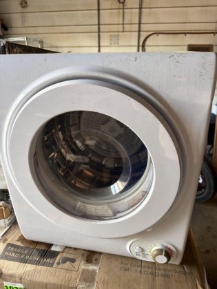 Vented Front Load Stackable Electric Compact Portable Laundry Dryer in ...