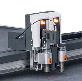 multiple cutter head digital oscillating knife cnc cutting plotter ...