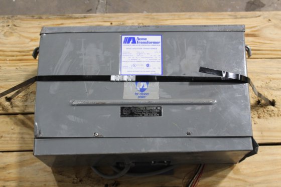 Acme Drive Isolation Transformer 460/230Y Stock #104250 in Hughesville ...