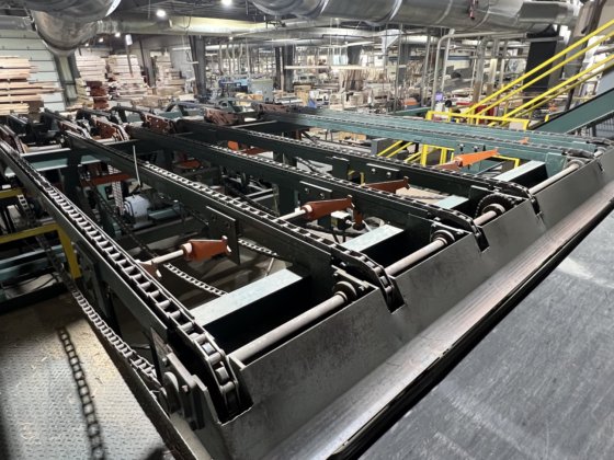 Automated Lumber Handling 12' Six-Strand Chain Deck Stock #44538 in ...