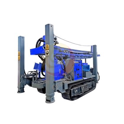 Rotary 200m Underground Water Drill Rig and Mud Pump Drill Rig Borehole ...