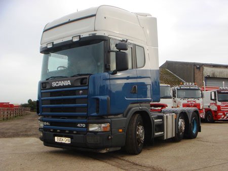 Scania R124 470 in Colchester, England, United Kingdom
