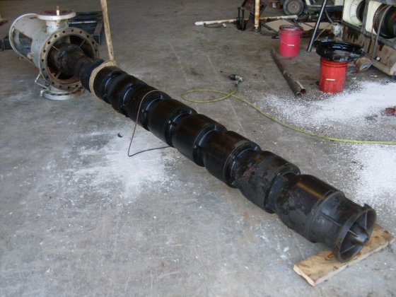 Byron Jackson 1200 VLT Vertical Multi-Stage Centrifugal Pump Complete ...