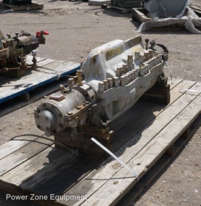 Byron Jackson 3x4x8.5 DVMX Horizontal Multi-Stage Centrifugal Pump in ...