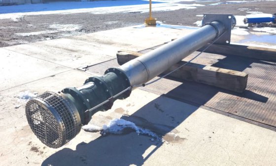 Surplus Layne and Bowler 12p12 Vertical Multi-Stage Centrifugal Pump ...