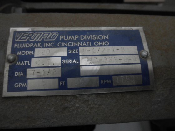 Vertiflo 820 Vertical Single-Stage Centrifugal Pump Package in Center, CO, USA