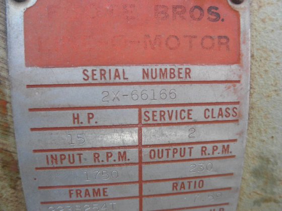 Foote Brothers - Inline Gearbox in Center, CO, USA