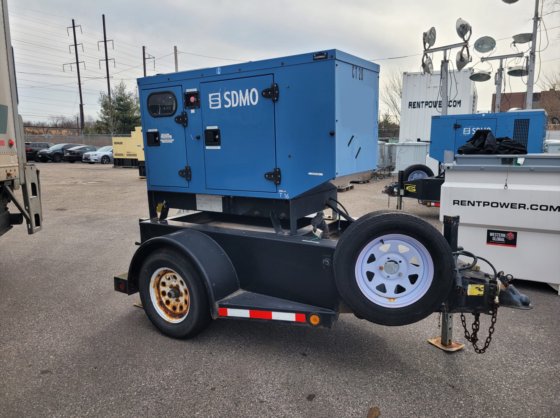 2005 15 kW SDMO T16UCM Portable Diesel Generator in Ardmore, PA, USA