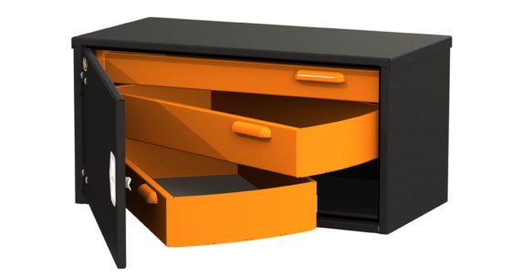 Swivel Storage Solutions - Pro 18 Outdoor Weathertight 3 Drawer ...