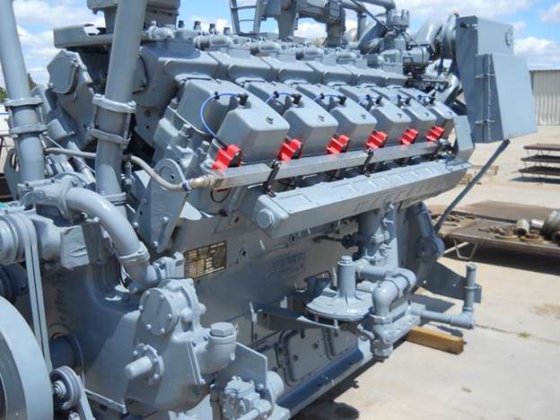 Rebuilt Zero Hours Waukesha Engine Model 7042GSI S/N C-11865/2 1200 RPM ...