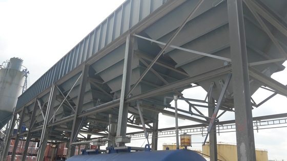 aggregate silo bunker in Roermond, Netherlands