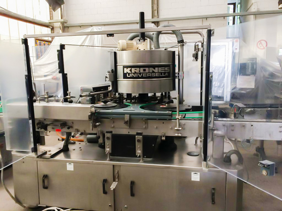 Krones Universella B 600 labelling machine in Sonsbeck, Germany