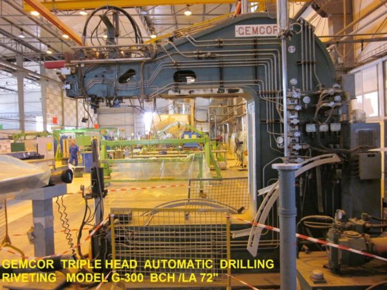 GEMCOR DRILLING RIVETING AVIATION FUSELAGE in Bnei Brak, Tel Aviv, Israel