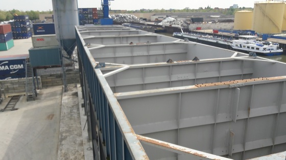 aggregate silo bunker in Roermond, Netherlands