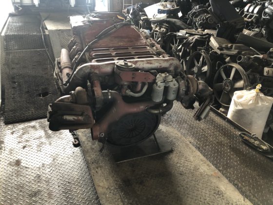 Deutz V8 twin turbo engine BF8L413F in Zevenbergen, Netherlands