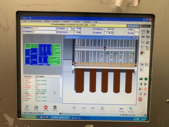 Automatic loading panel saw SELCO EBTR 120 TWIN PUSHER - C3085 in ...