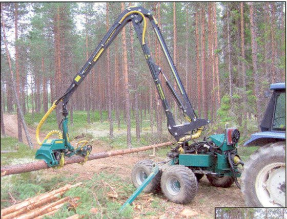 MELFOR Mini-harvester 350 in Köping, Sweden