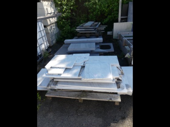 Fall of stone/marble tablet in Tongeren, Belgium