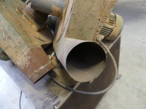 2 Fans for chip extractor unit in Deinze, Belgium