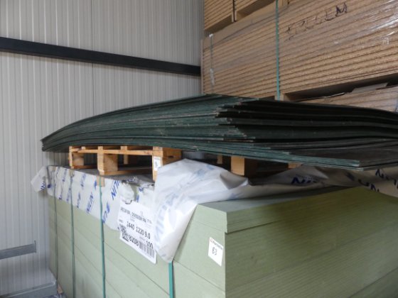 30 Panels multiplex formwork in Ypres, Belgium