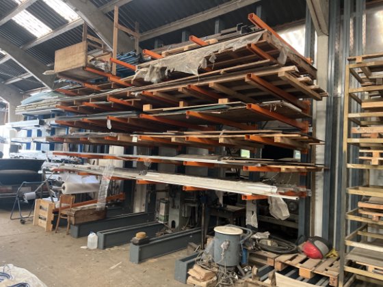 Cantilever panel rack in Belgium