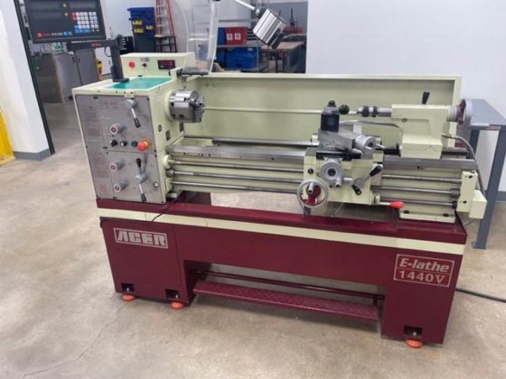 2019 14"/21" x 40" ACER E-LATHE GAP BED ENGINE LATHE, MODEL1440V in New ...