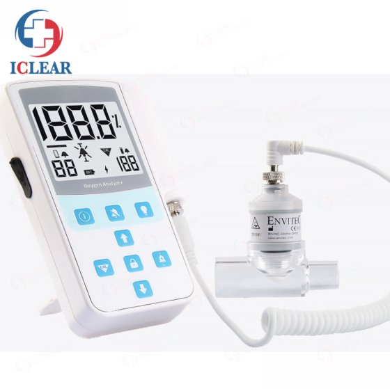 CPAP Oxygen Concentration Measuring Meter 0%~100% Medical Oxygen ...