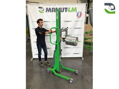 Nouvelle Manut-LM GM-Bobines | Chariot Gerbeur de Bobines model 200 à ...