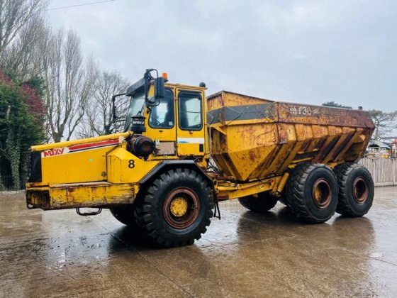 1998 MOXY MT30 6X6 ARTICULATED DUMP TRUCK C/W HYDRAULIC STRAIGHT TIP ...