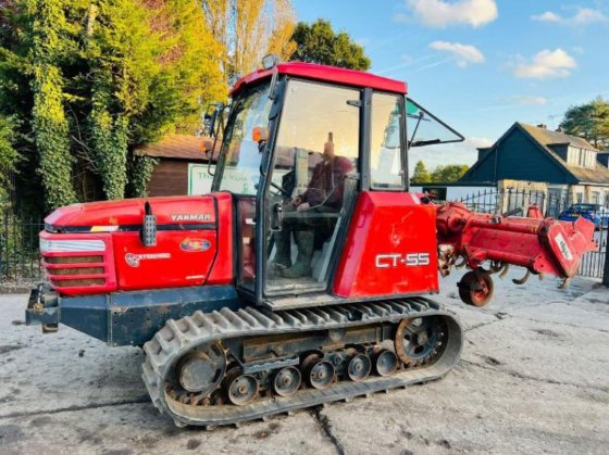 YANMAR CT-55 TRACKED TRACTOR C/W ROTAVATOR in York, United Kingdom