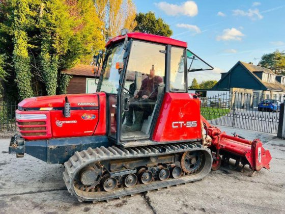 YANMAR CT-55 TRACKED TRACTOR C/W ROTAVATOR in York, United Kingdom