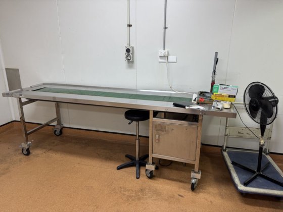 S/S Work Bench with Belt Conveyor in Sydney, New South Wales, Australia