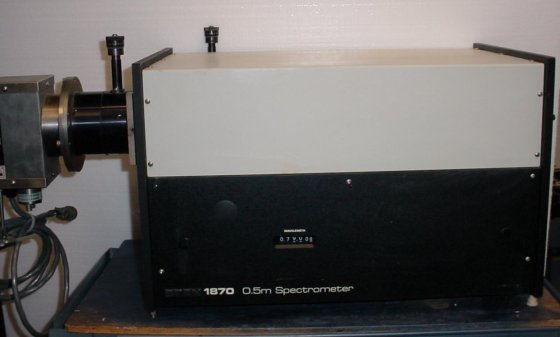 SPEX 1870C .5 meter Czerny-Turner spectrometer. Variable slits ...