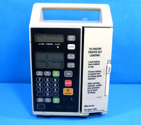 Baxter Flo-Gard 6201 Volumetric Infusion Pump 2M8063 - Warranty in ...