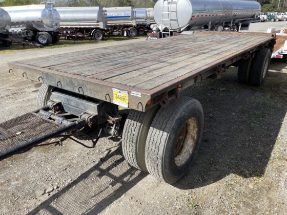 1979 RELIANCE 20 FT. FLATBED 2-AXLE PULL TRAILER in Healdsburg, CA, USA