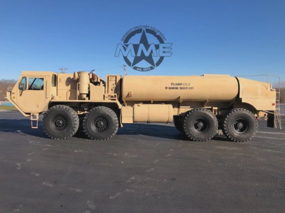 Oshkosh M978 Hemtt Fuel Tanker Truck 8x8 With Factory Winch in ...