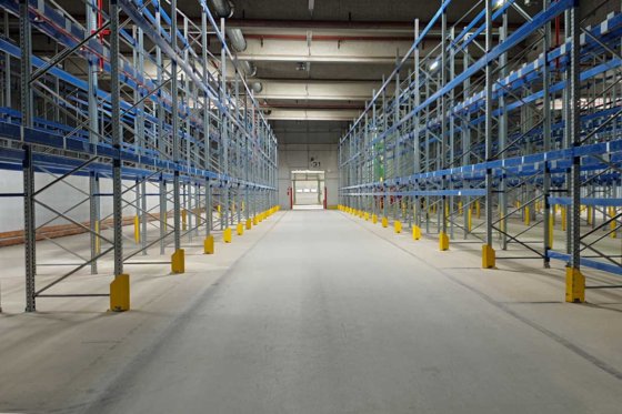 SSI Schaefer pallet rack in Rheine, Germany