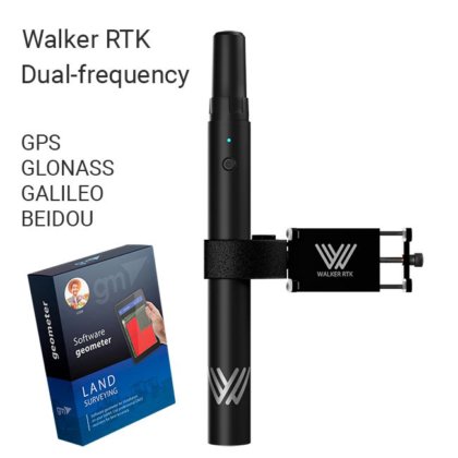 Handheld Dual-Frequency GNSS receiver Walker RTK in Dnipro, Ukraine