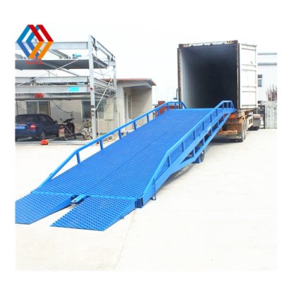 Warehouse Electric Dock Ramp for Loading and Unloading Adjustable Truck ...