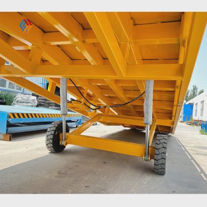 12Ton Portable Hydraulic Mobile Container Ramp Forklift Loading Dock ...