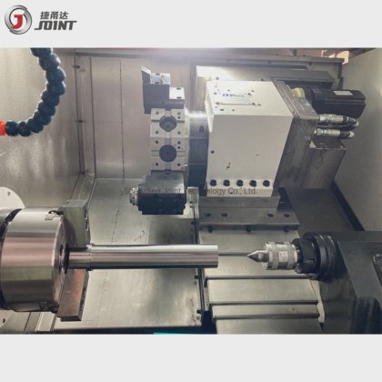 Slant Bed CNC Lathe CNC System Turning Machine Y Axis Lathe with Automatic Bar Feeder in ...