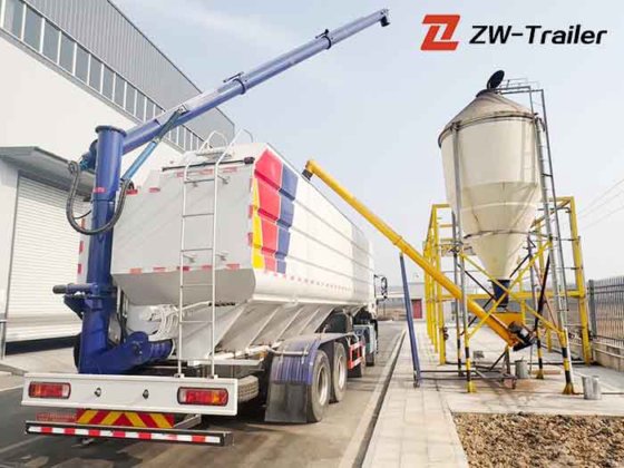 3 Axles Bulk Feed Semi Trailer in Jinan, Shandong, China