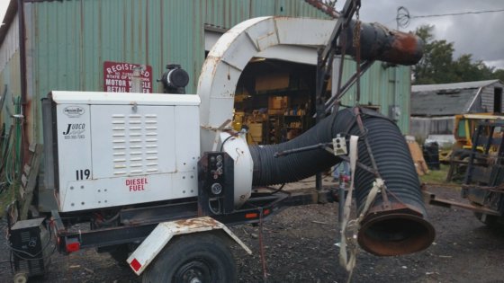 American Road Machinery Leaf Vac Loader Vacuum Hose in Brocton, NY, USA