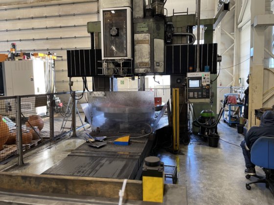 Okuma MCV-A-16 Planar type milling machine in Pandrup, Denmark