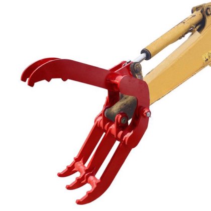 2-point scissors fork for 2t class mini hydraulic excavator KR Model in ...