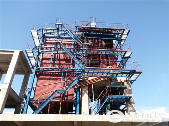 Coal fired boiler 40 ton/h capacity in Zhengzhou, China