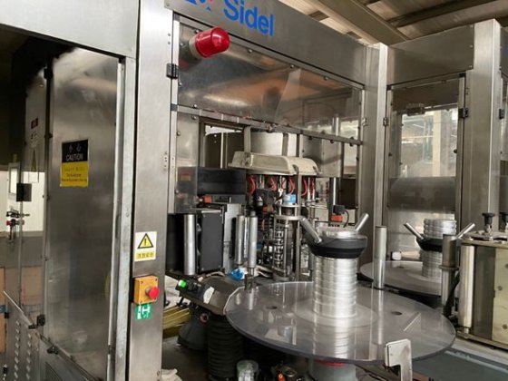 2010 Sidel Rollquattro Wrap Around Labelling Machine in Ñuñoa, Santiago ...